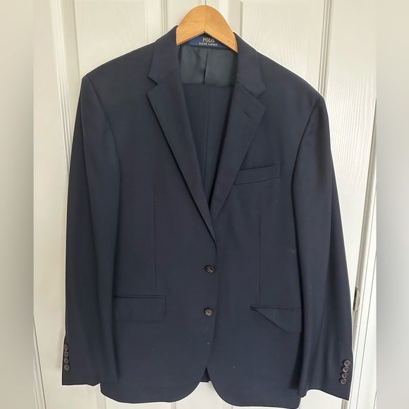 Polo Ralph Lauren | Suits & Blazers | Polo Ralph Lauren Navy Blue Suit 4r | Poshmark